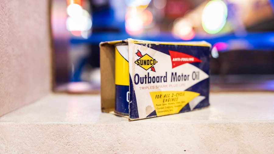 Sunoco Outboard Motor Oil at The World’s Largest Road Art Auction 2023 ...