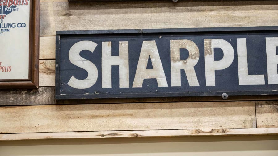 Early 1900s Sharples Tubular Cream Separators Single-Sided Smalt Sign ...