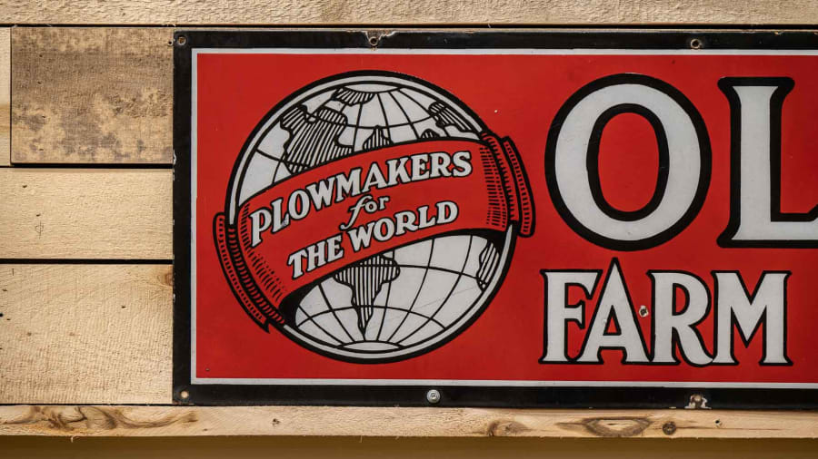 Oliver Farm Implements Single-Sided Porcelain Sign at The World’s ...