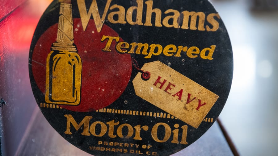 Wadhams Tempered Motor Oil Double-Sided Tin Sign at The World’s Largest ...