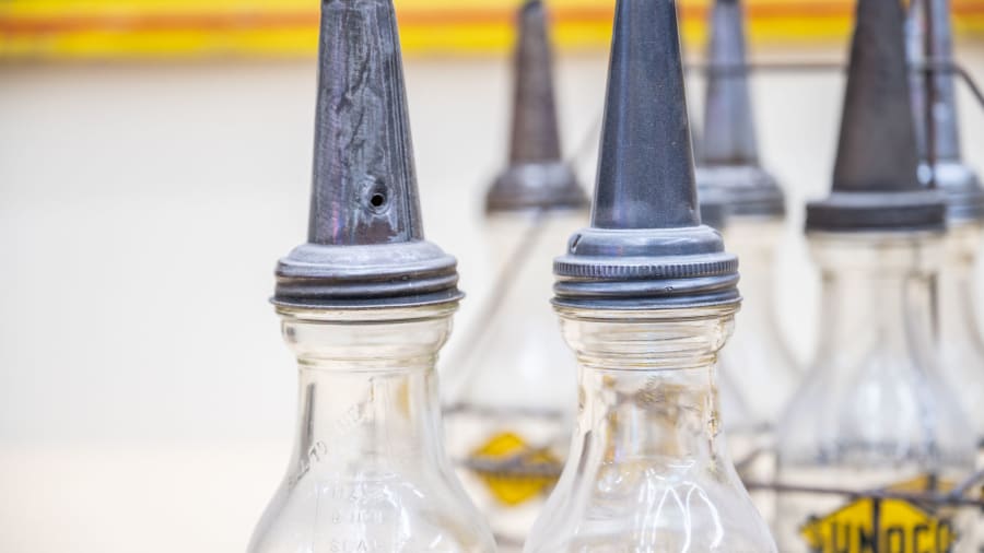 Sunoco Oil Bottle Rack at The World’s Largest Road Art Auction 2023 as ...