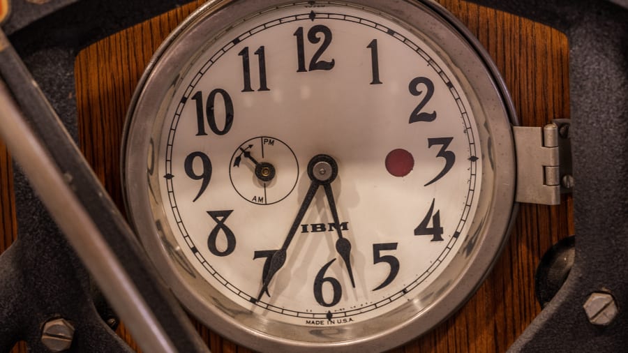 1911 IBM Employee Time Recorder at The World’s Largest Road Art Auction ...