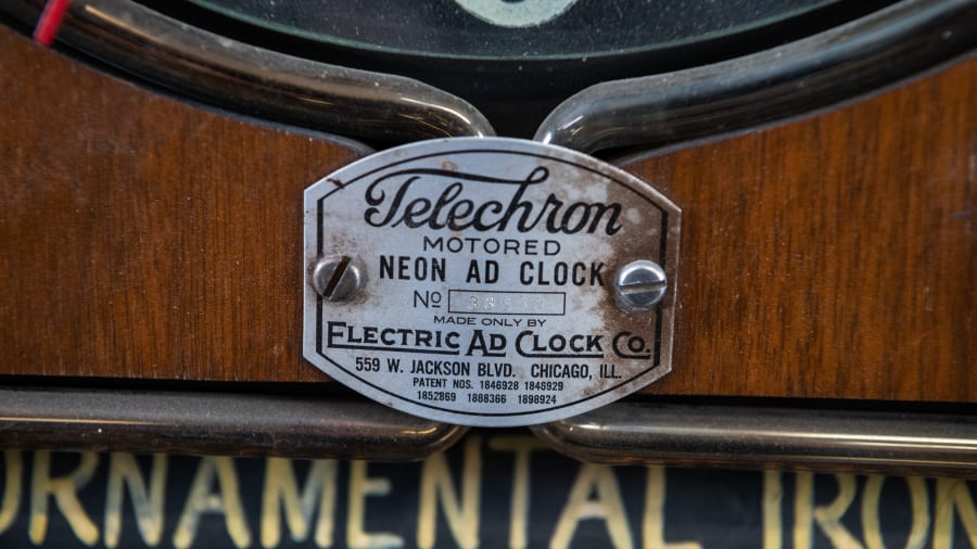 1930s-1940s Telechron Motored Neon Clock at The World’s Largest Road ...