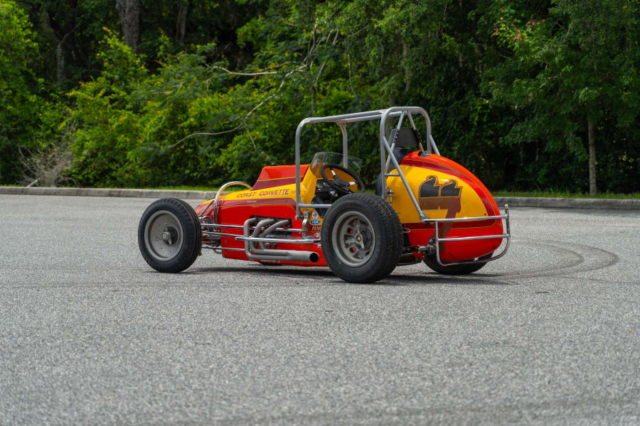 1959 Granvel Chevrolet Sprint Car at Kissimmee Summer Special 2023 as ...