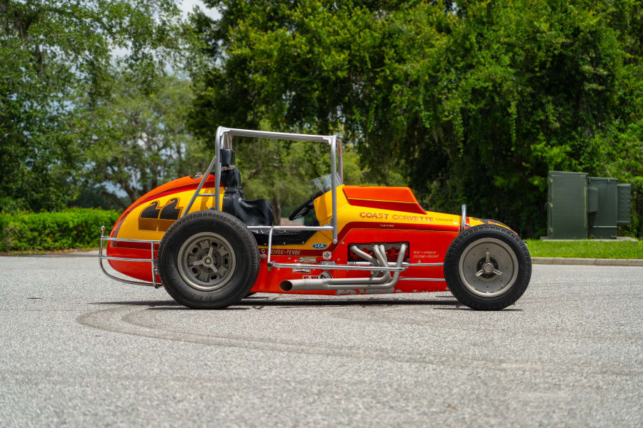 1959 Granvel Chevrolet Sprint Car at Kissimmee Summer Special 2023 as ...