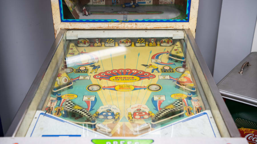 Race-Way Pinball Machine at The World’s Largest Road Art Auction 2023 ...