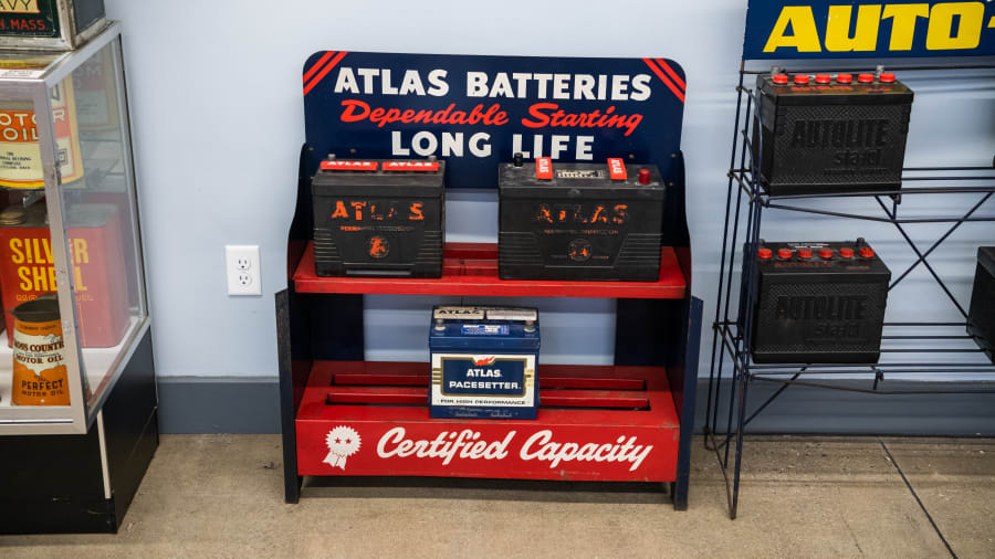 Atlas Batteries Metal Battery Display Rack at The World’s Largest Road ...