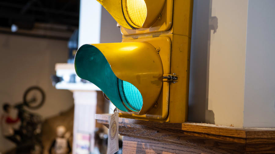 Vintage Stop Light at From the John Parham Estate Collection 2023 as ...