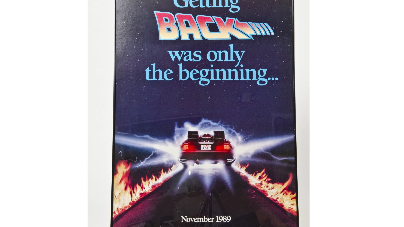Back To The Future Framed Poster At Fran And Ron Greens Verde Classics