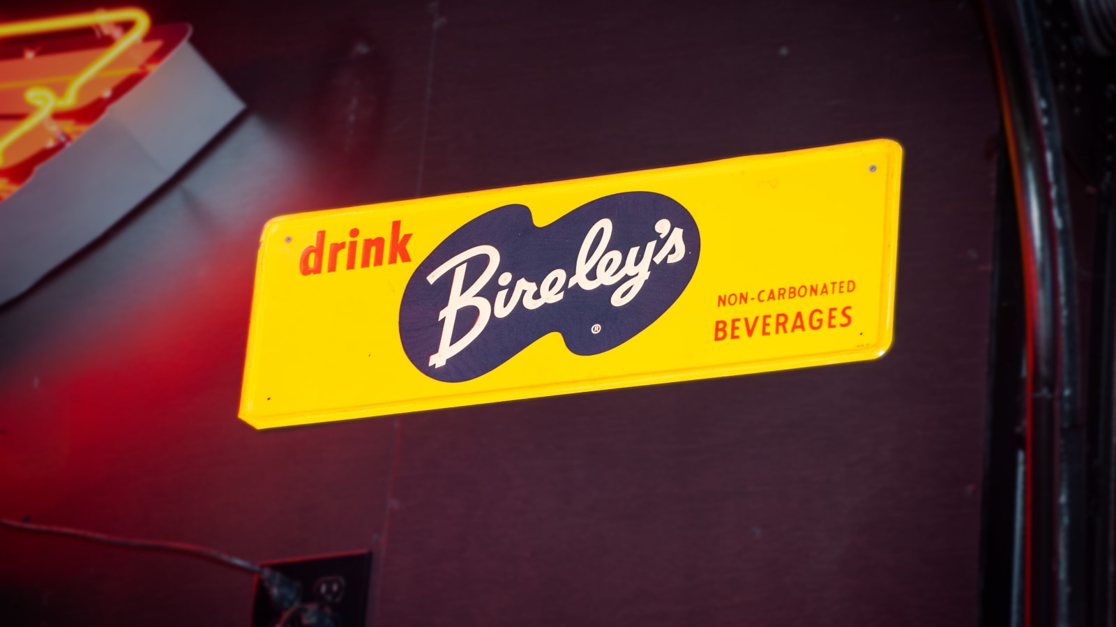 Bireley's Embossed Tin Sign at The Eddie Vannoy Collection 2020 as L574 ...