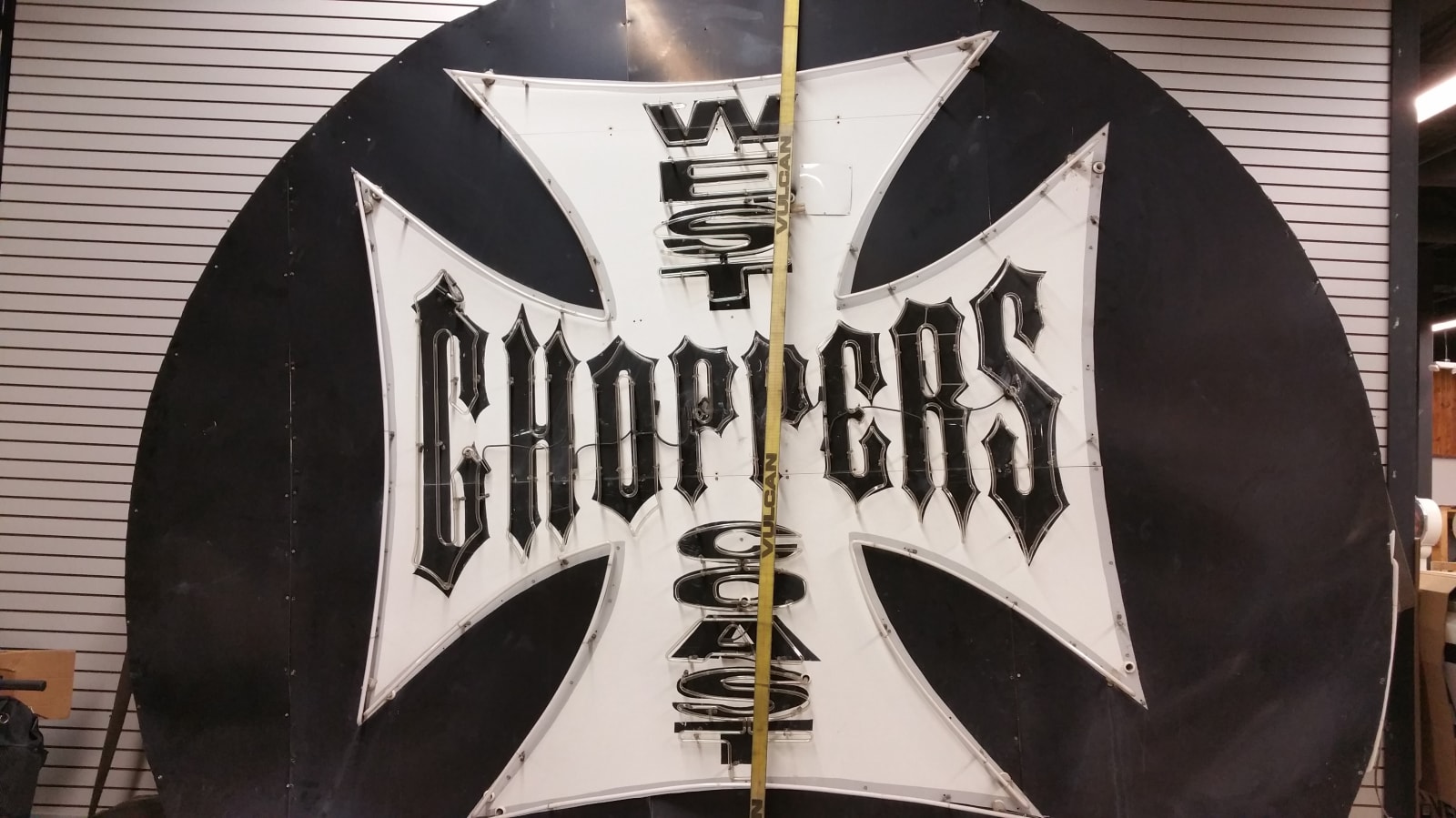 West Coast Choppers Sign DSTN 14'x10'9"x2 at The Road Art Auction 2015 ...