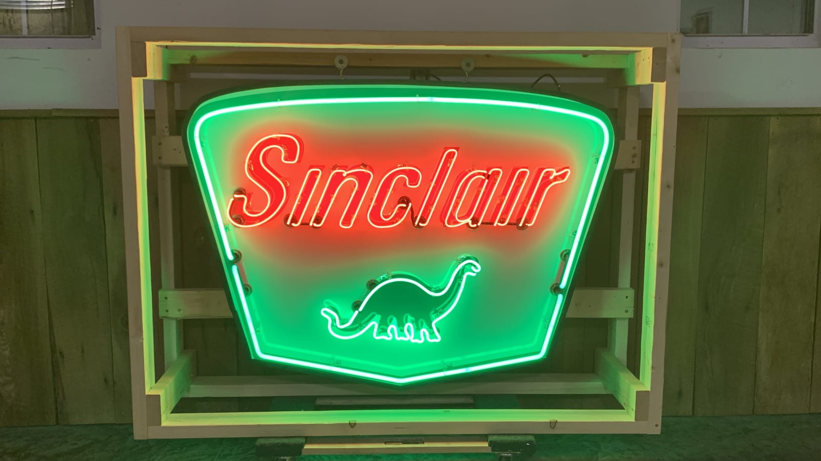 Sinclair Single-Sided Neon Sign at Indy Road Art 2020 as M203 - Mecum ...
