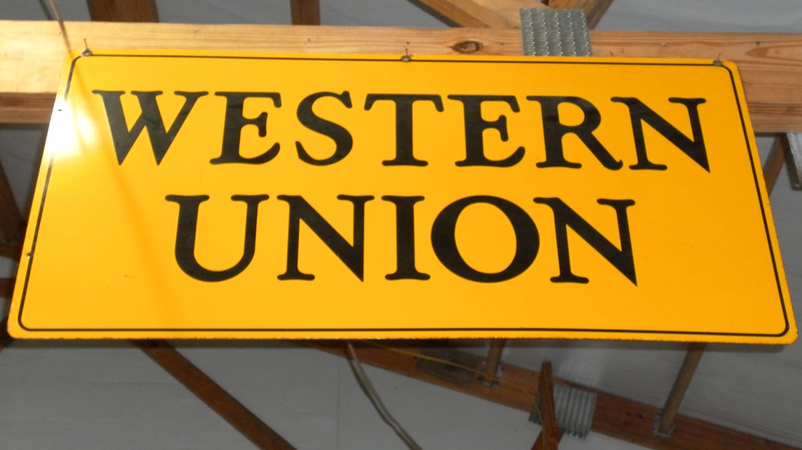 Western Union Sign at Dana Mecum's 25th Original Spring Classic 2012 as ...