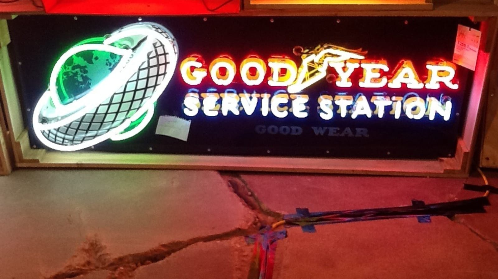 Goodyear Porcelain Neon Sign Original at Dana Mecum's 25th Original ...