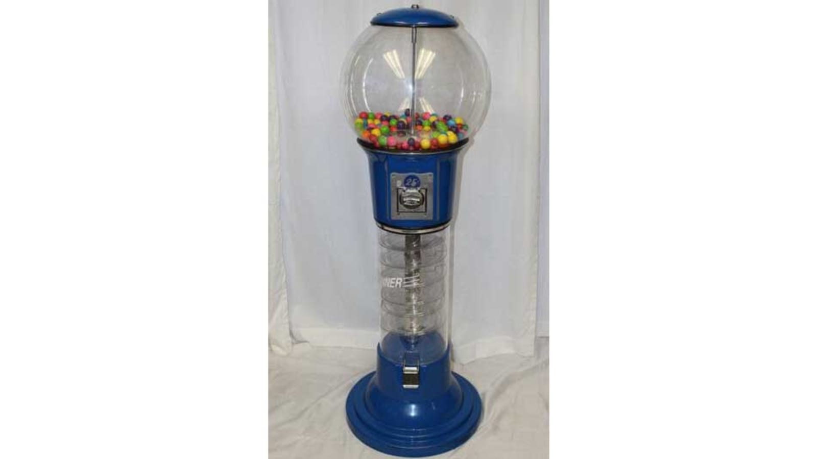Original Road Runner Blue Spiral Gumball Machine 60x21x21 at Anaheim ...