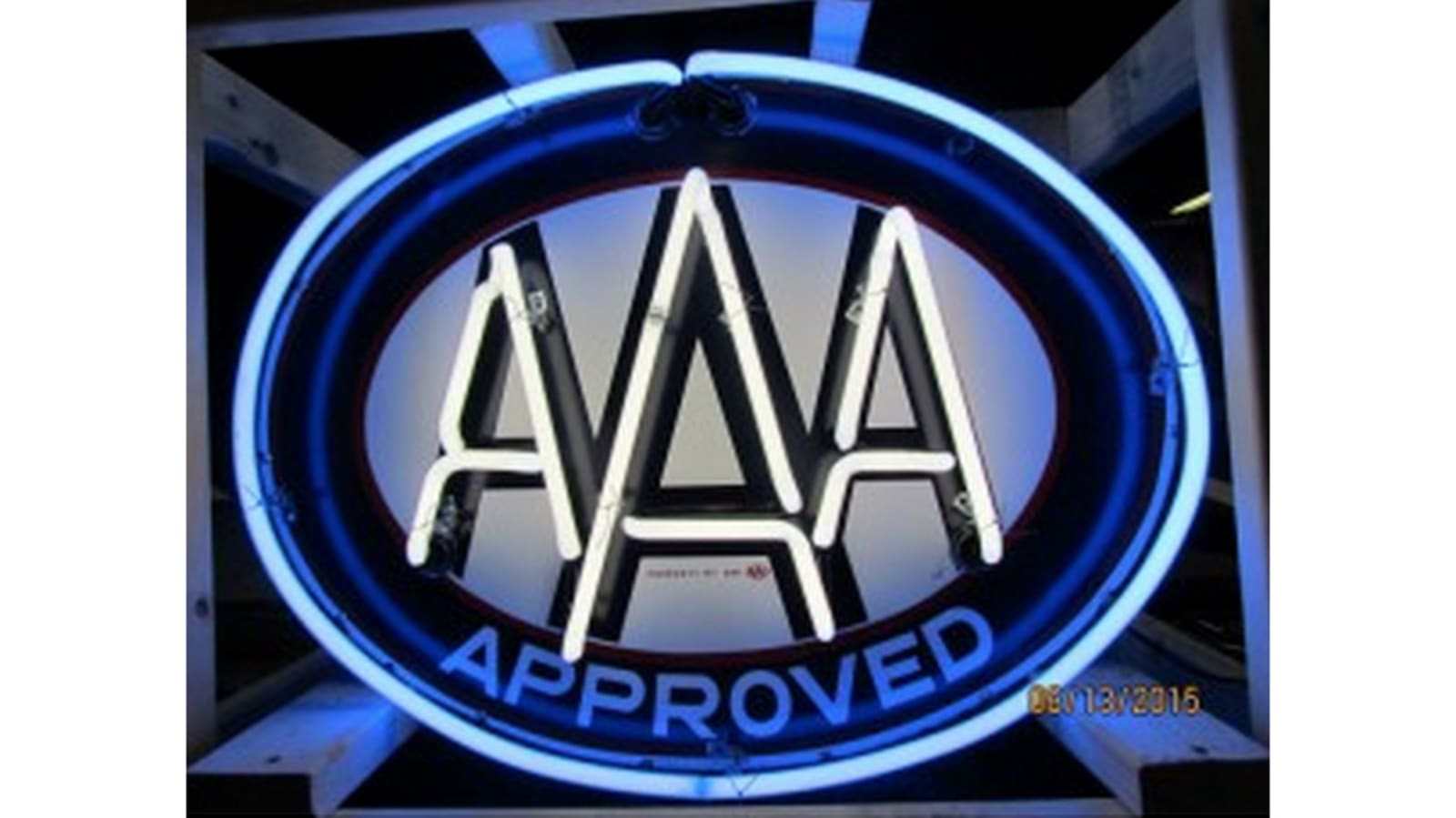 AAA Approved Neon Sign DSPN 30x23 at Austin 2015 as J43 - Mecum Auctions