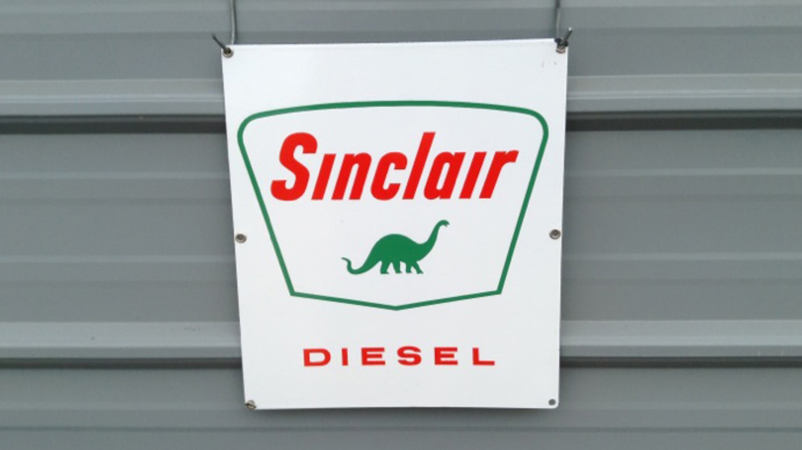 1960s Sinclair Diesel Pump Plate 12x13 at Monterey 2014 as H35 - Mecum ...