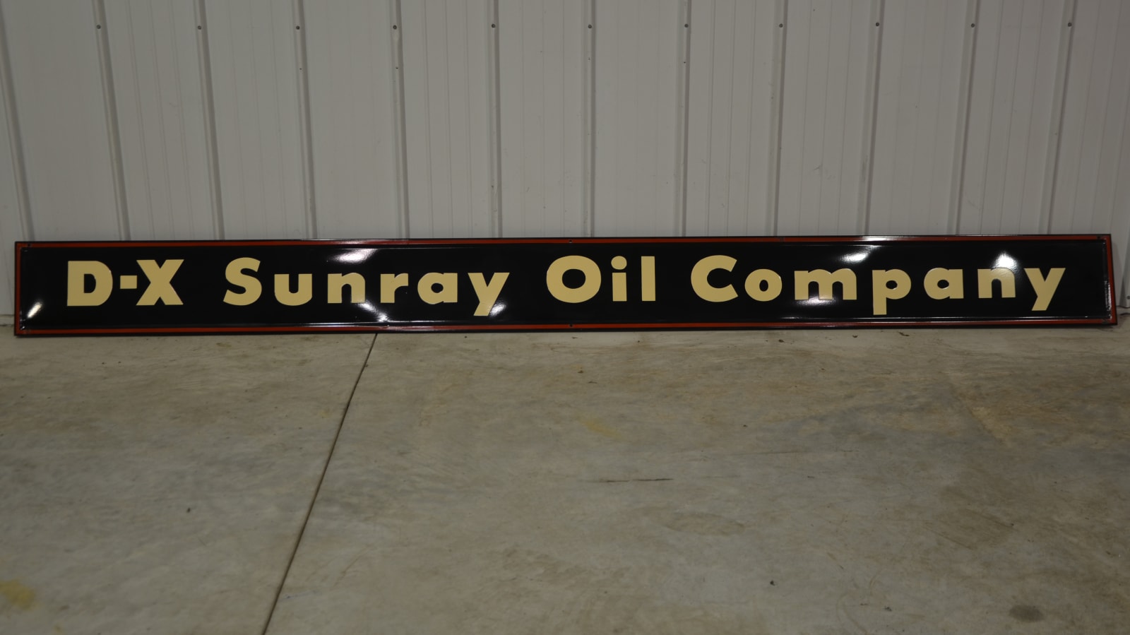 DX Sunray Oil Co Sign SSP 12x141 at Kissimmee 2014 as M248 - Mecum Auctions