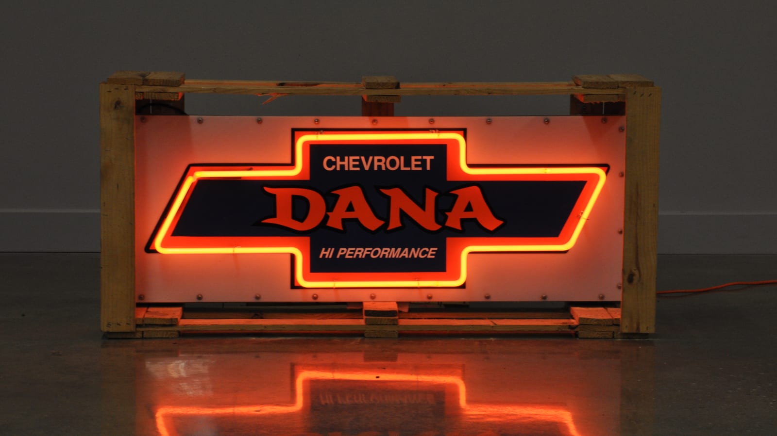 Dana Chevrolet Neon Sign 52x19.5x6.5 at Kissimmee 2015 as M15 - Mecum ...