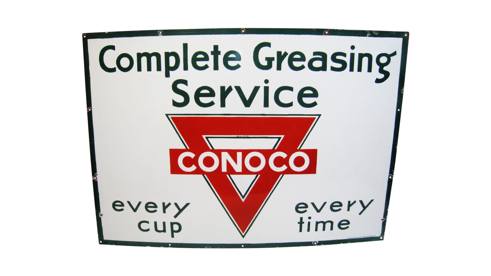 Conoco Greasing Service Sign SSP 40x28 at Kissimmee 2016 as Z164 ...