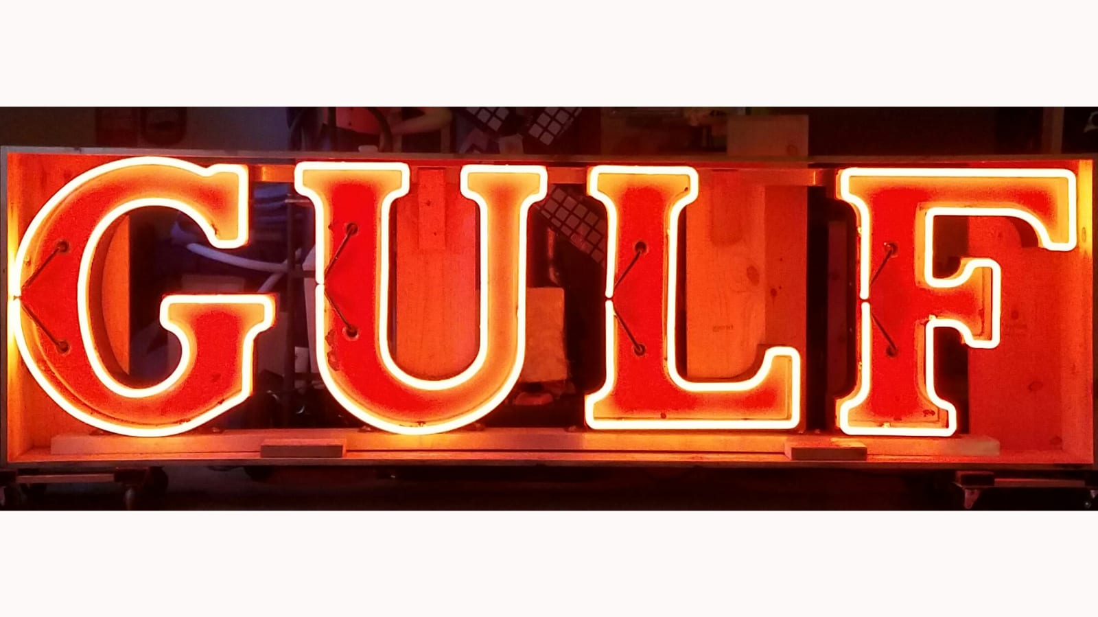 Gulf Script Neon Sign SSPN 120x33 at Kissimmee 2017 as M200.1 - Mecum ...