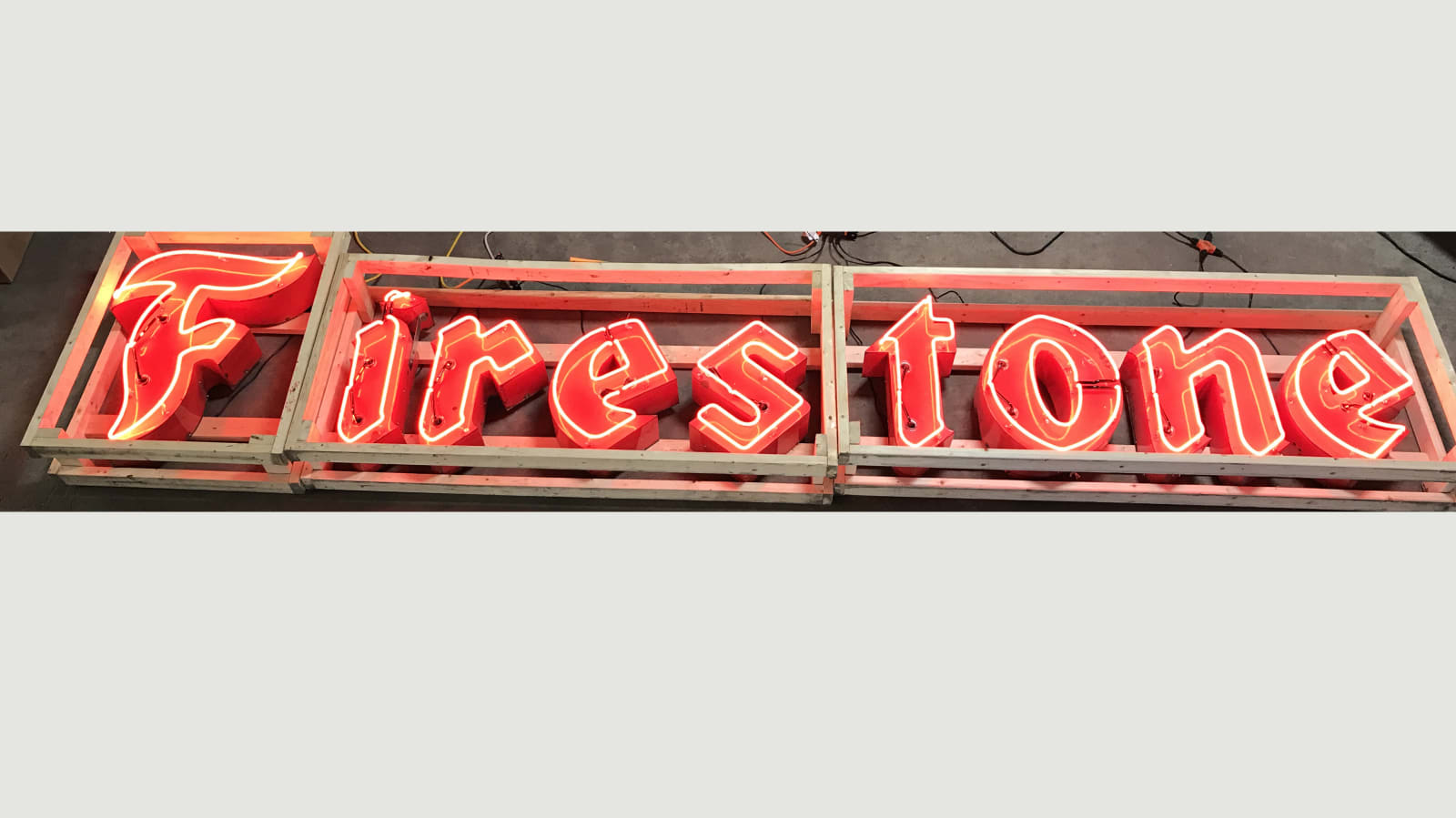 Firestone Neon 3 Piece Sign SSPN 192x36x10 at Kissimmee 2018 as M15 ...