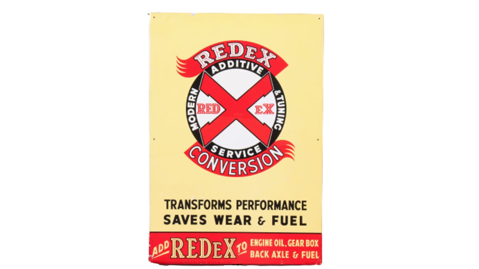 Red Ex Additive Single-Sided Painted Tin Sign at Kissimmee 2021 as M213 ...