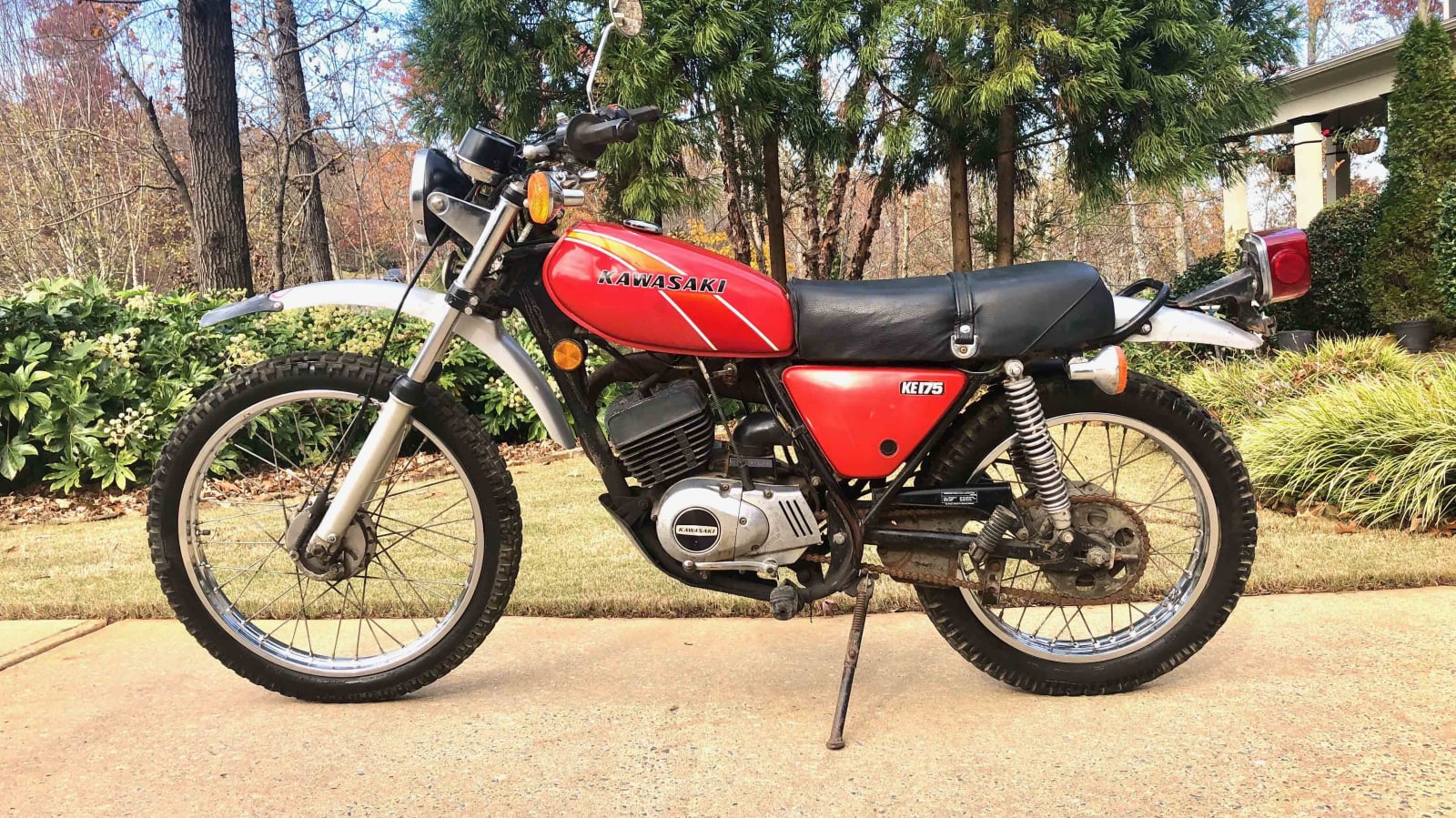 1977 Kawasaki KE175 at Kissimmee 2021 as G9.2 - Mecum Auctions