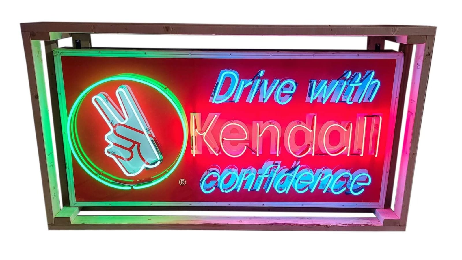 Kendall Single-Sided Tin Neon Sign at Kissimmee 2022 as M344 - Mecum ...