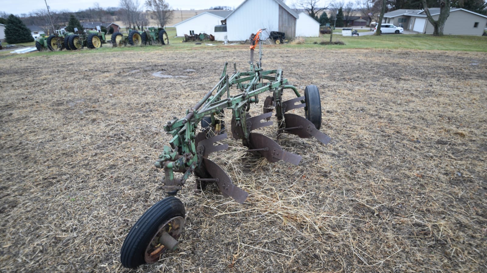 John Deere 3-bottom Plow at Davenport 2020 as H299 - Mecum Auctions