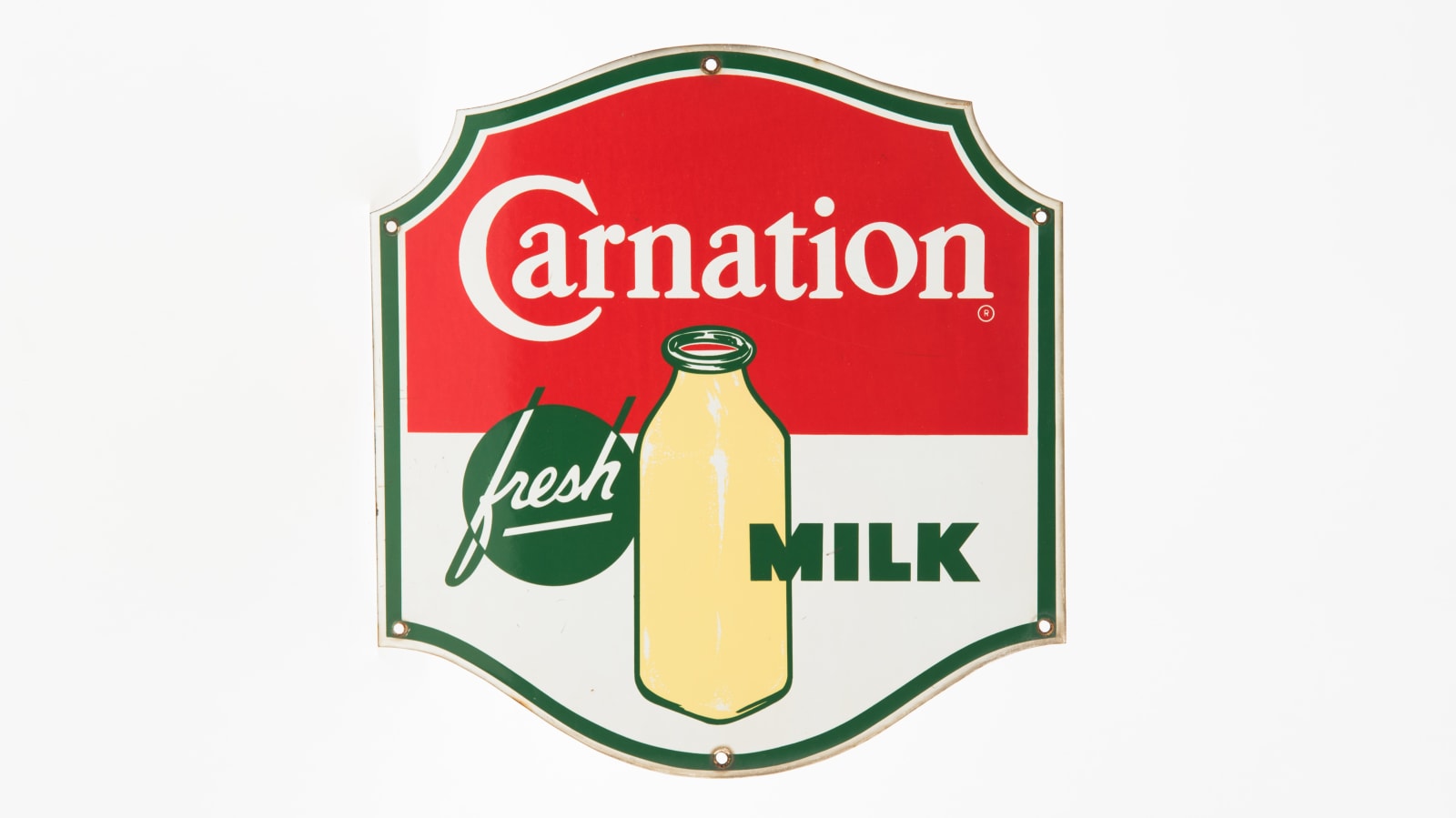 Carnation Fresh Milk Sign SSP at Davenport 2016 as M224 - Mecum Auctions