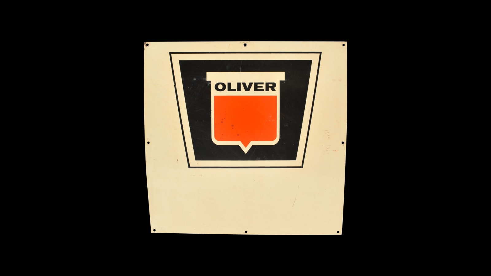 1960s Oliver Single-Sided Tin Sign 24x24 at Gone Farmin' Fall Premier ...