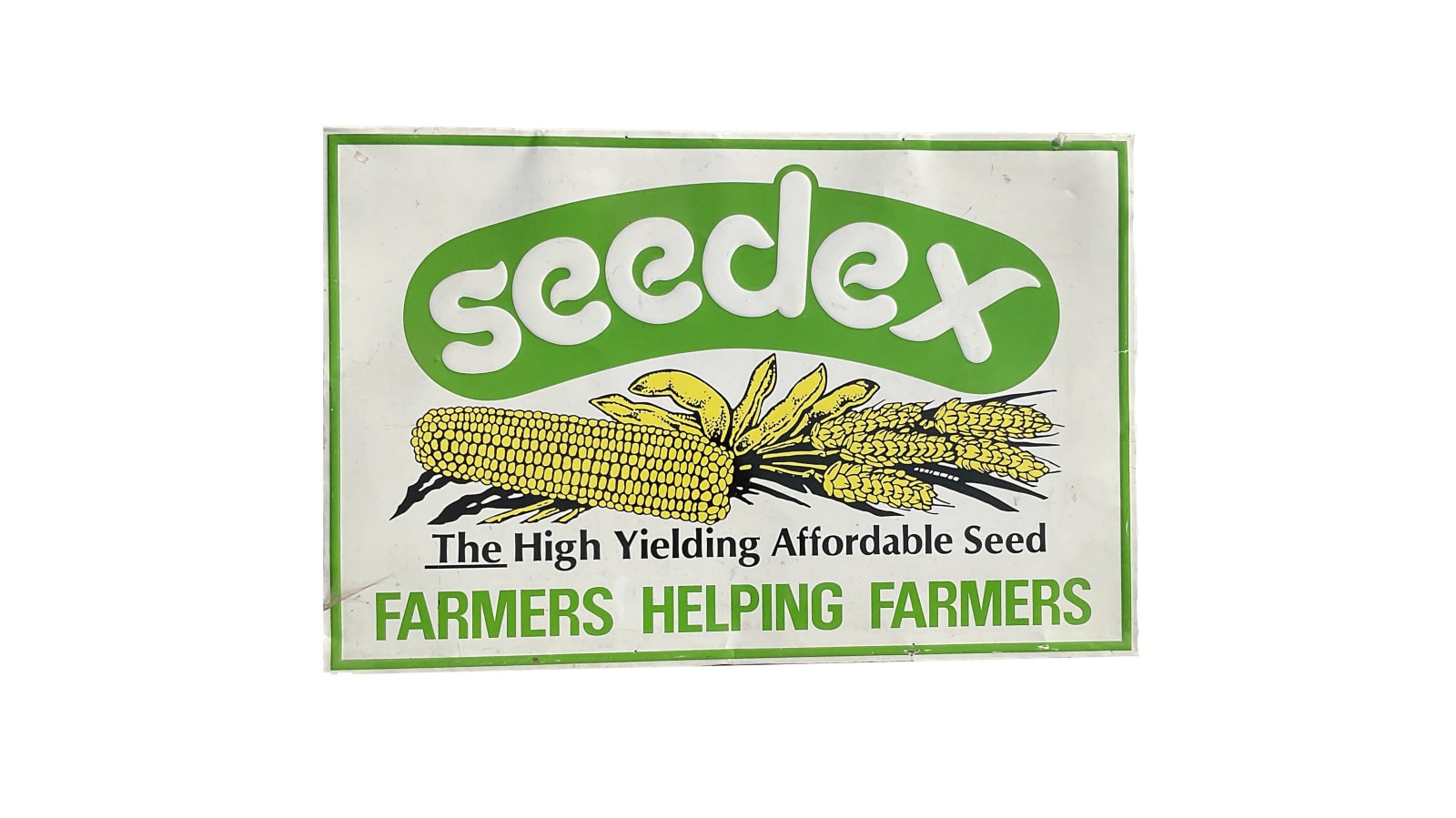 Seedex Single-Sided Tin Sign at Gone Farmin' Fall Premier 2022 as Y211 ...