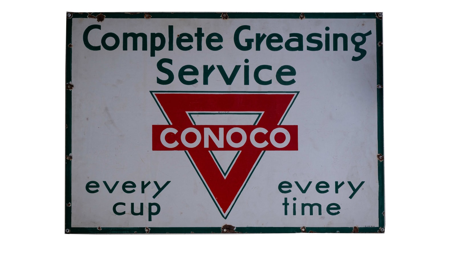 Conoco Porcelain Sign at Schaaf Tractor & Truck Museum Collection 2022 ...