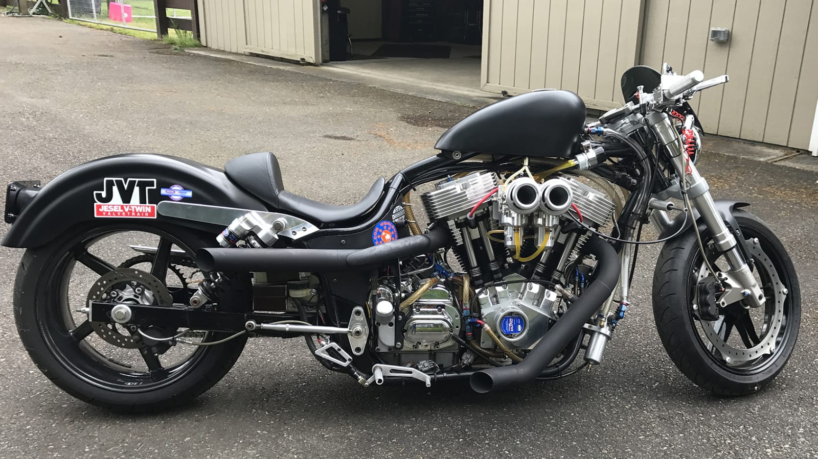 2005 Custom Gangster Drag Bike at Las Vegas Motorcycles June 2017 as ...