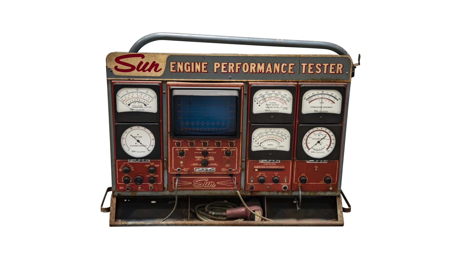 1960s Sun Engine Performance Tester 46x38x16 at Las Vegas 2019 as K45 ...