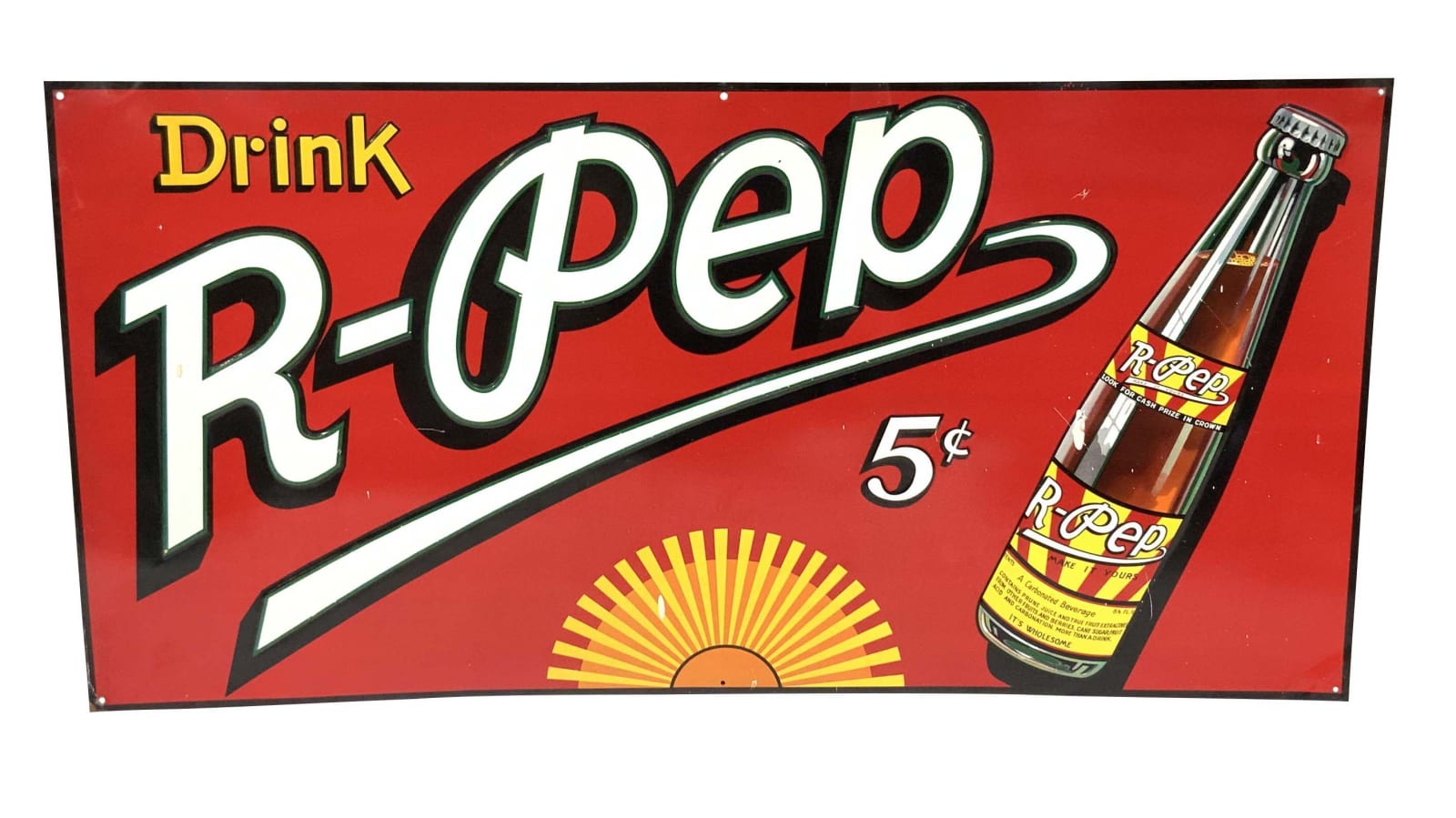 R-Pep Single-Sided Tin Embossed, Reproduction 35.5x17.5 at Las Vegas ...