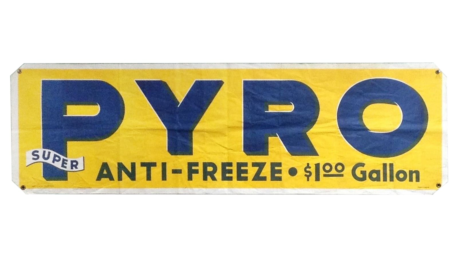 1930-1940 Super Pyro Antifreeze Canvas Banner 59x18 at Louisville 2016 ...