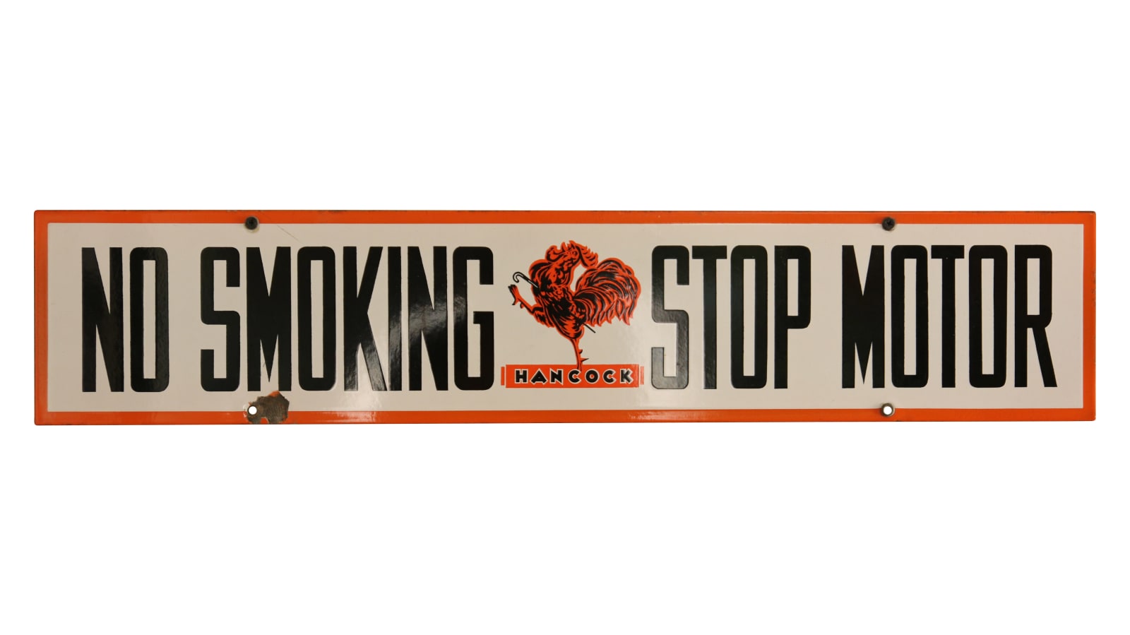 Hancock No Smoking Stop Motor Sign SSP 30x6 at Louisville 2016 as K106 ...
