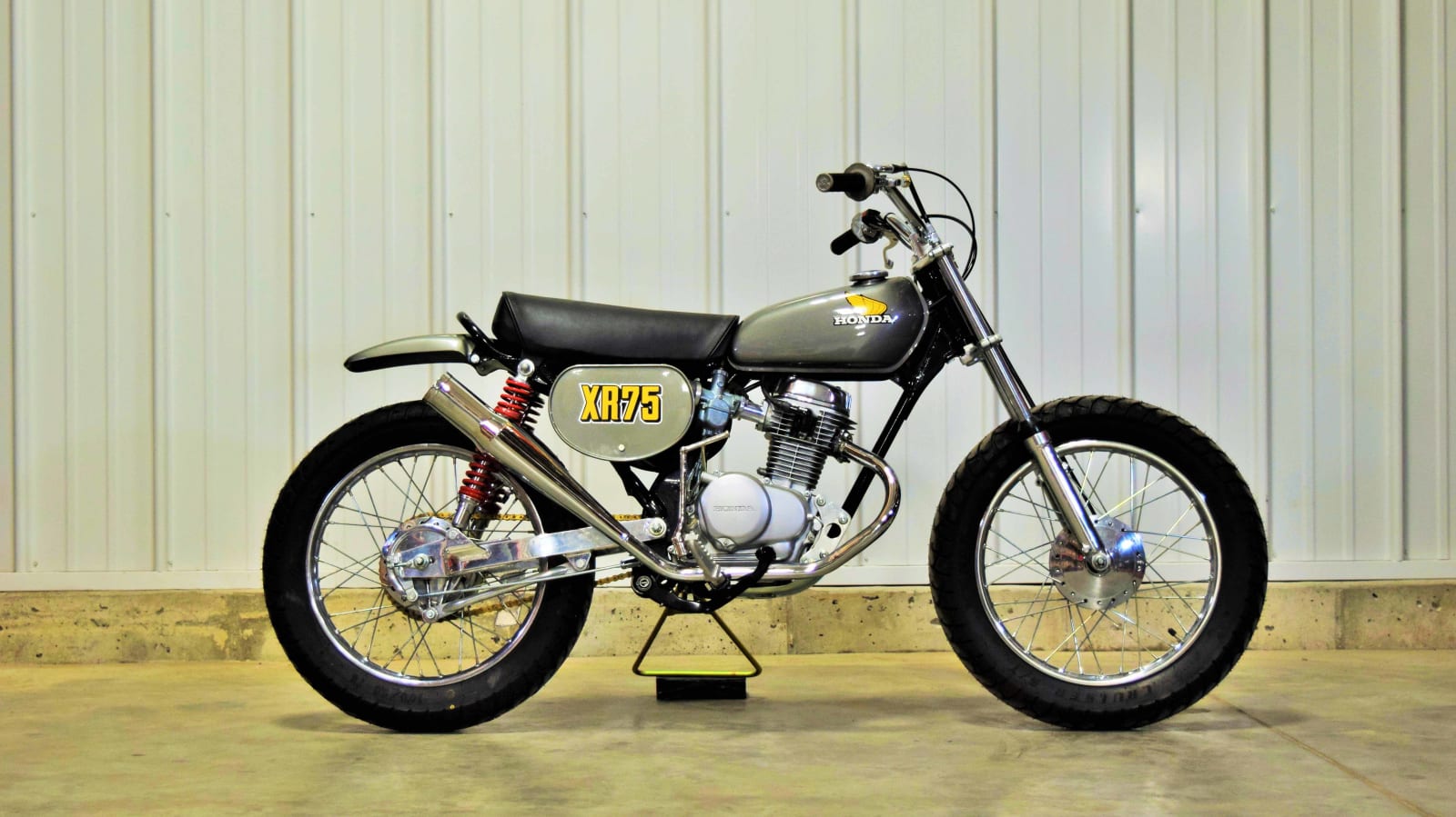1975 Honda XR75 Dirt Track at Las Vegas Motorcycles 2018 as W104 ...