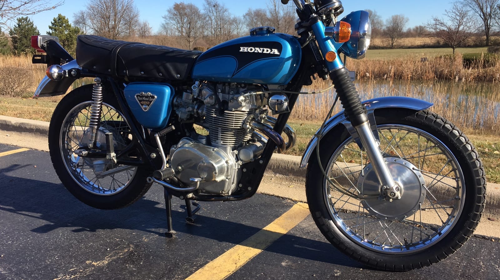 1973 Honda CL450 at Las Vegas Motorcycles 2018 as T317 - Mecum Auctions