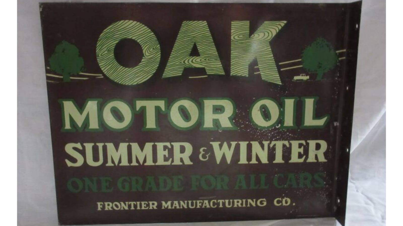 Oak Motor Oil Sign DSTF 18x14 at Harrisburg 2015 as J100 - Mecum Auctions