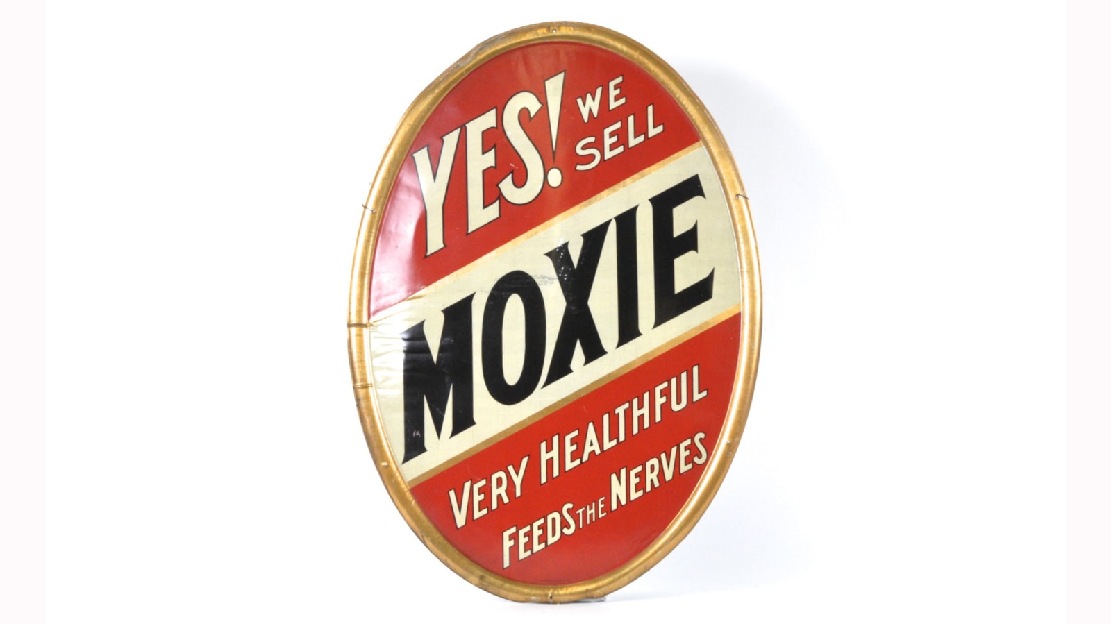 Moxie Oval Sign SSTE 19.5x27.5 at The Road Art Auction 2015 as F123 ...