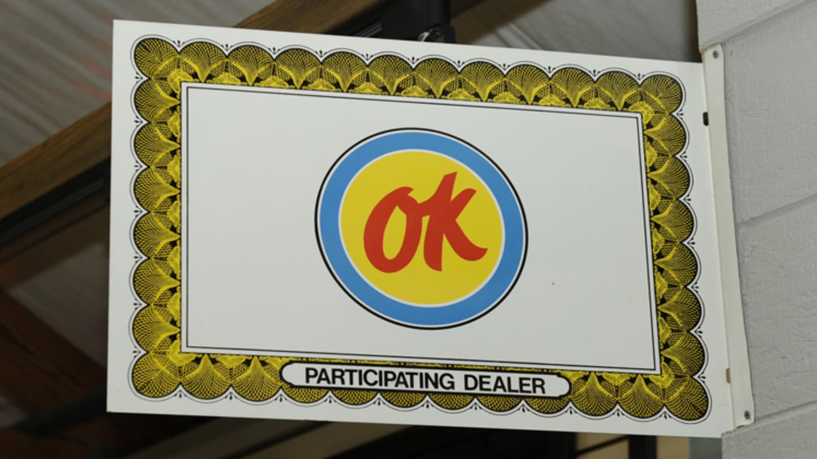 OK Used Cars Sign DSTF at The Road Art Auction 2015 as S75 - Mecum Auctions