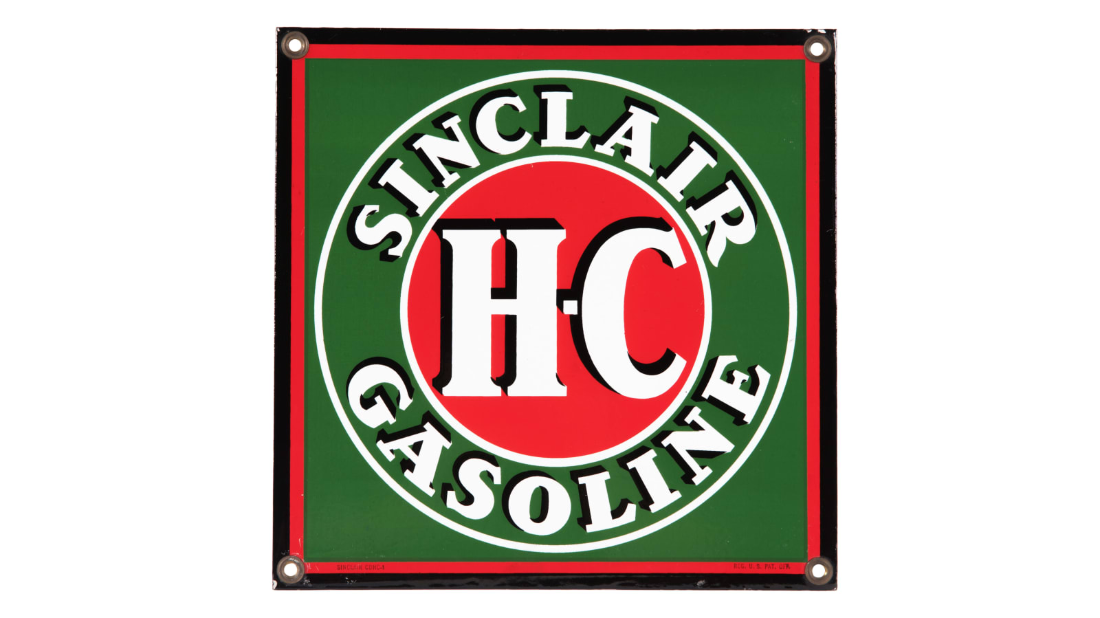 Sinclair Hc Gasoline Sign SSP 14x14 at The Road Art Collection 2016 as ...