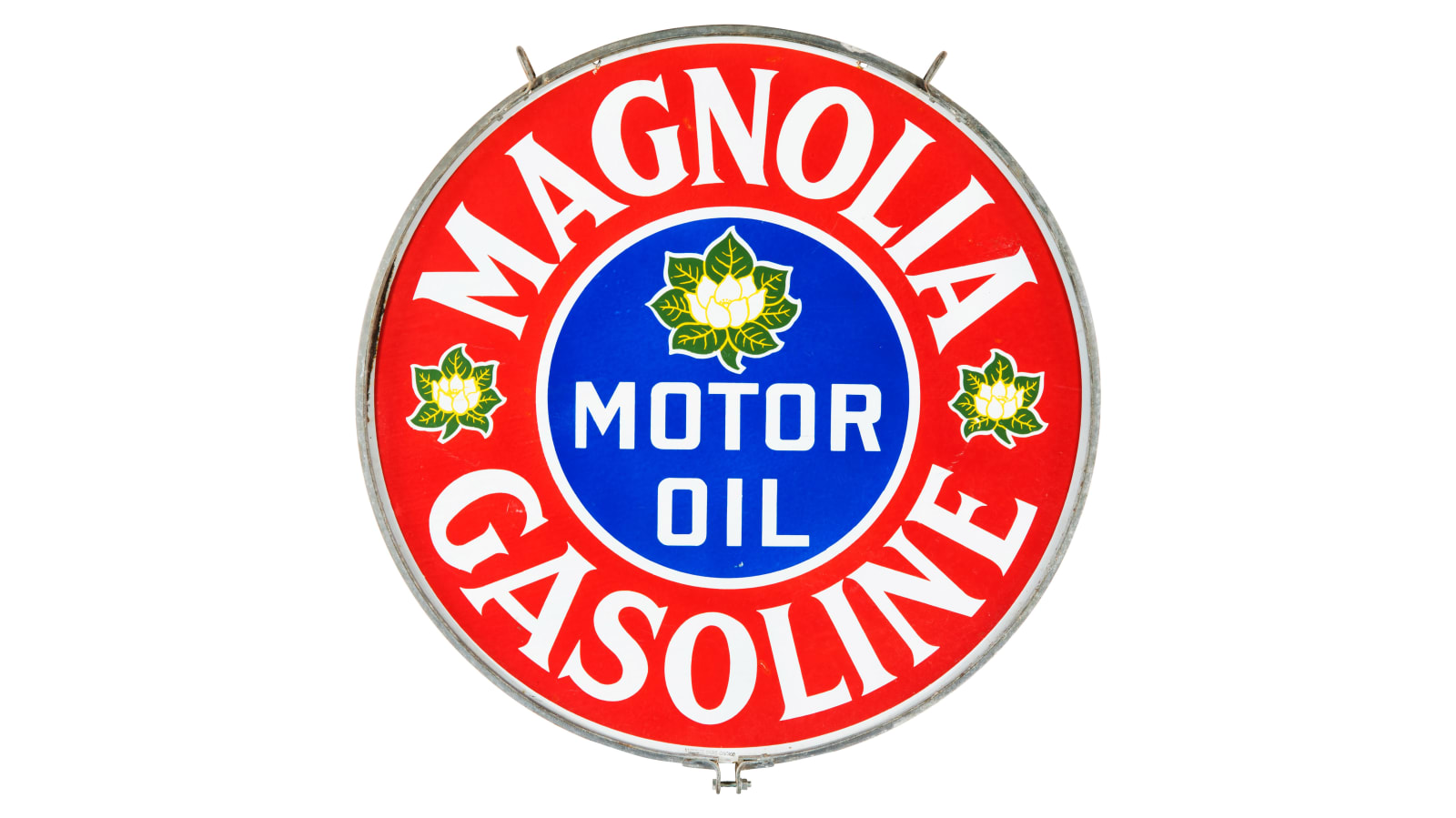 Magnolia Motor Oil Gasoline Sign In Frame DSP 42 Inches at The Road Art ...