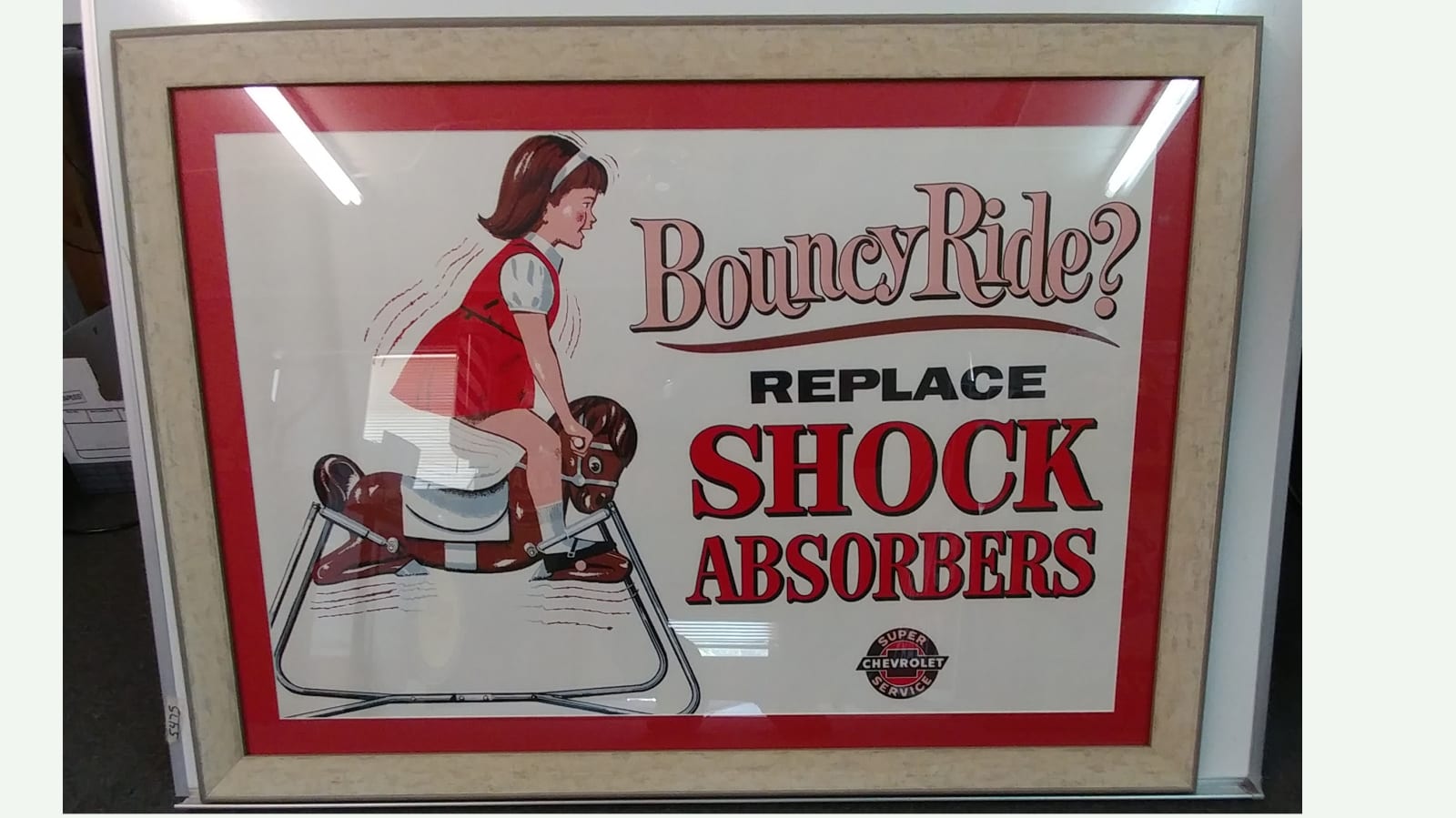 Chevrolet Shock Absorbers Framed Poster at Indy Road Art 2017 as K7 ...