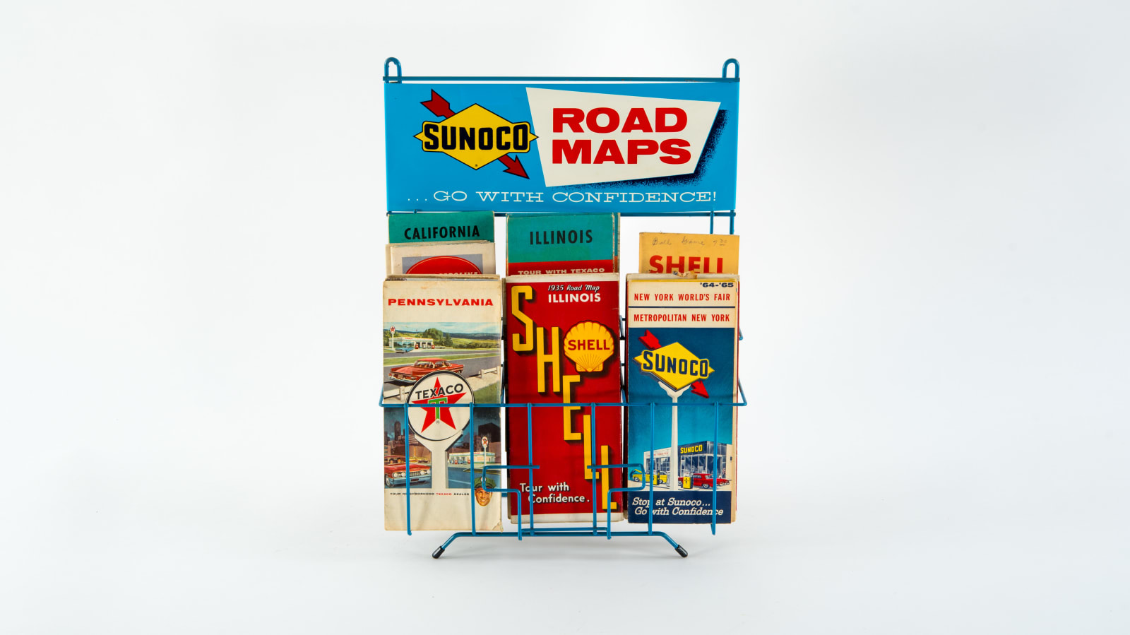 SUNOCO Road Map Display at The Road Art Collection 2017 as W353 - Mecum ...