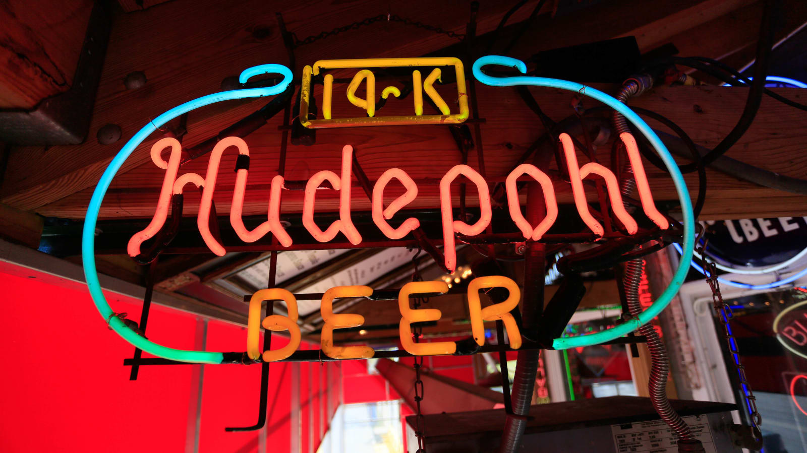 Hudepohl 14-k Beer Single-Sided Neon 24x17x3 at Indy Road Art 2019 as ...