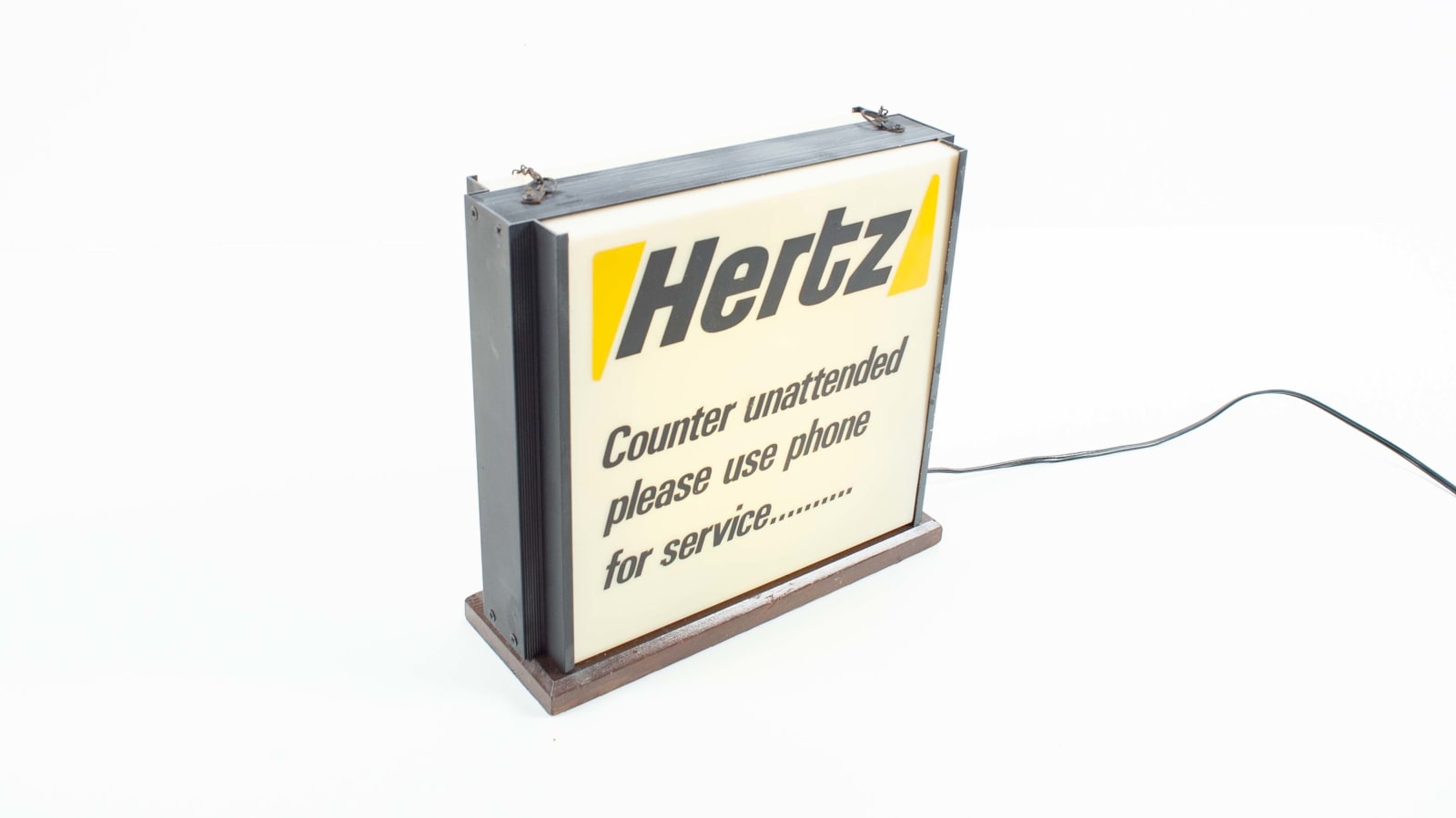 Hertz Counter Sign at Indy Road Art 2020 as P79 - Mecum Auctions